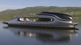 Lazzarini Design reveal futuristic 85m superyacht concept
